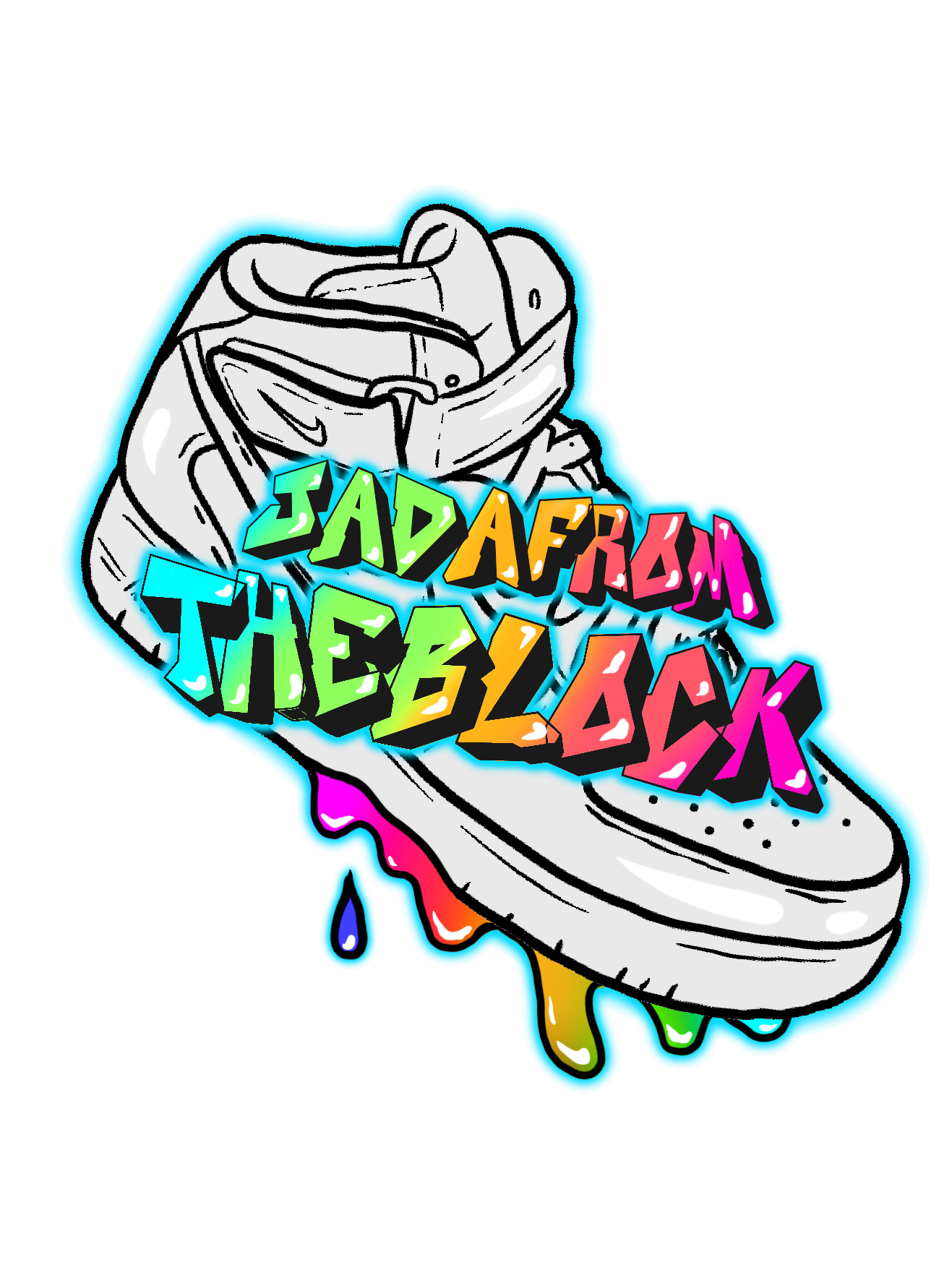 Jada From the Block – Jada From the Block is a custom shoe painting ...